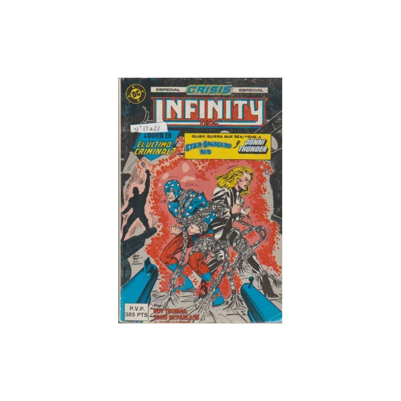 INFINITY INC RETAPADO CON LOS NUMEROS 17 AL 21