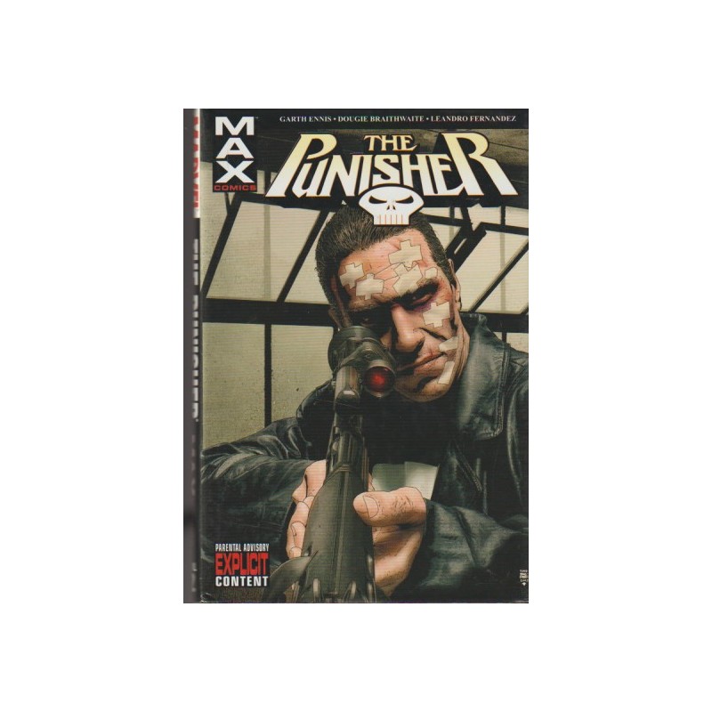 THE PUNISHER MAX VOL.1 Y VOL.2 EDICION DE LUJO , INGLES POR GARTH ENNIS, CONTIENE Nº 1 AL 24 USA