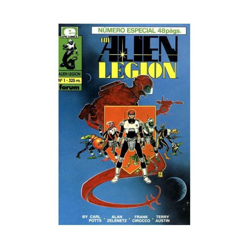 ALIEN LEGION COLECCION COMPLETA , NUMEROS 1 AL 11, A FALTA DEL Nº 6