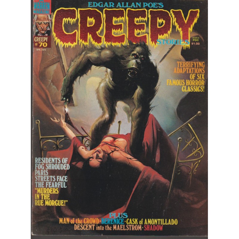 CREEPY WARREN MAGAZINE , USA , INGLES , ED.ORIGINAL LOTE DE MAGAZINES ...