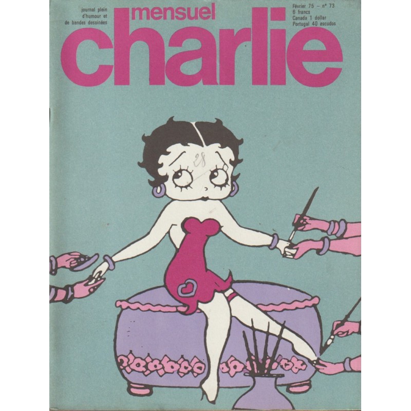 CHARLIE MENSUEL LOTE DE 21 REVISTAS DE COMICS , FRANCES , AÑOS 1972 A 1977