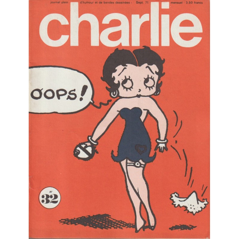 REVISTA CHARLIE LOTE DE 24 REVISTAS DE COMICS , FRANCES , AÑOS 1970 A 1972