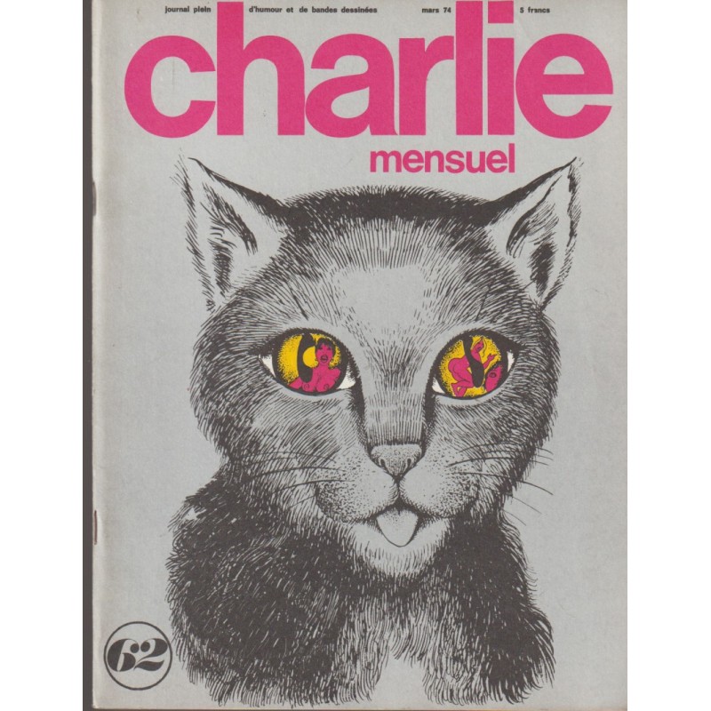 CHARLIE MENSUEL LOTE DE 21 REVISTAS DE COMICS , FRANCES , AÑOS 1972 A 1977