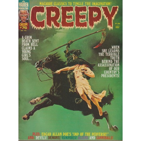CREEPY WARREN MAGAZINE , USA , INGLES , ED.ORIGINAL LOTE DE MAGAZINES ...