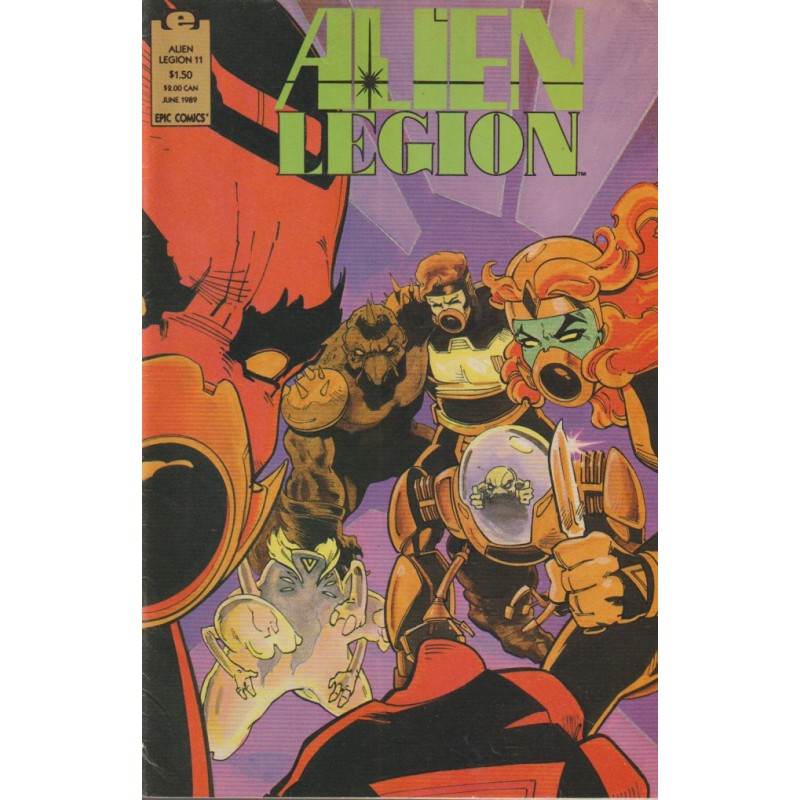 ALIEN LEGION EPIC COMICS Nº 1,3 A 5 ,7,9 A 13 Y DEL 15 AL 18 ( ULTIMO ...