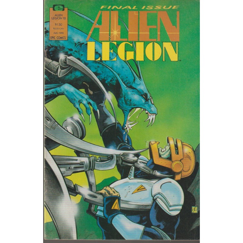 ALIEN LEGION EPIC COMICS Nº 1,3 A 5 ,7,9 A 13 Y DEL 15 AL 18 ( ULTIMO ...