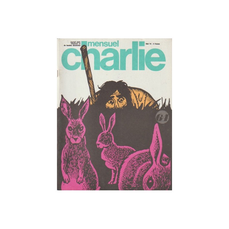 CHARLIE MENSUEL LOTE DE 21 REVISTAS DE COMICS , FRANCES , AÑOS 1972 A 1977