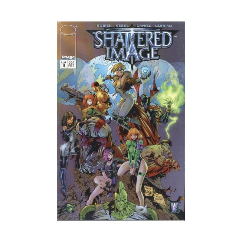 SHATTERED IMAGE COLECCION COMPLETA 4 EJEMPLARES , CROSSOVERS IMAGE