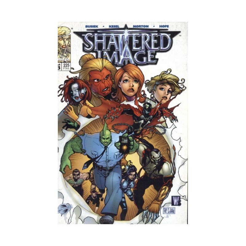 SHATTERED IMAGE COLECCION COMPLETA 4 EJEMPLARES , CROSSOVERS IMAGE
