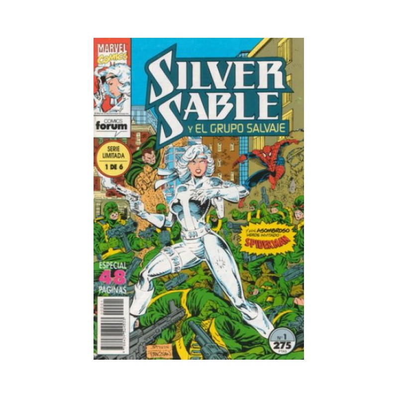 UNIVERSO SPIDERMAN - SILVER SABLE Y EL GRUPO SALVAJE NUMEROS 1 A 3 DE 6 COMIC-BOOKS